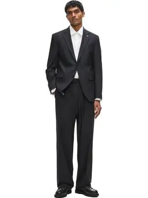 Karl Lagerfeld Smooth Tailored Pants - Black