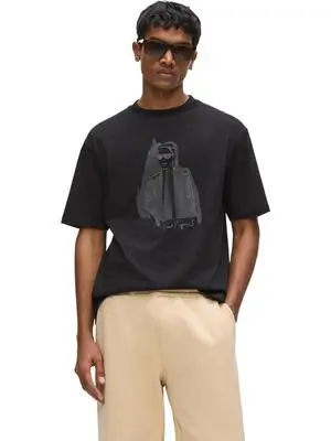 Karl Lagerfeld Tonal Karl Print T-shirt - Black