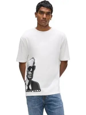 Karl Lagerfeld Karl Print T-shirt - White