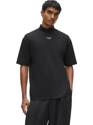 Karl Lagerfeld Mock-neck T-shirt Black