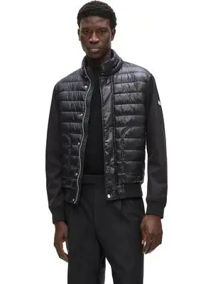 Karl Lagerfeld Padded Blouson Jacket - Black
