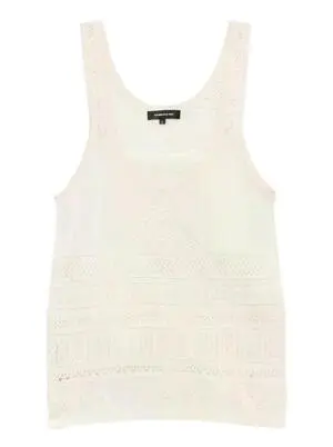 Barbara Bui Openwork Knit Tank Top - Neutrals