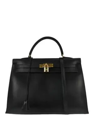 Hermès 1998 35 Kelly Sellier Tote Bag - Black