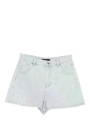 Maje Embellished Shorts - Blue