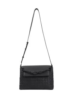 Bottega Veneta Small Andiamo Messenger Bag - Black