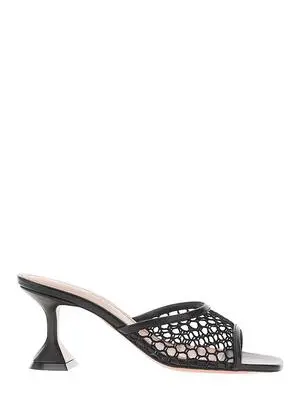 Amina Muaddi Amina Muaddi Lupita Net Mules Black