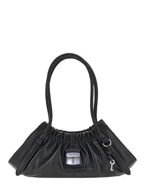 Marc Jacobs Marc Jacobs Cristina Nappa Leather Shoulder Bag Black