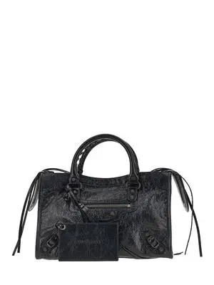 Balenciaga Balenciaga Arena Leather Small Le City Bag Black