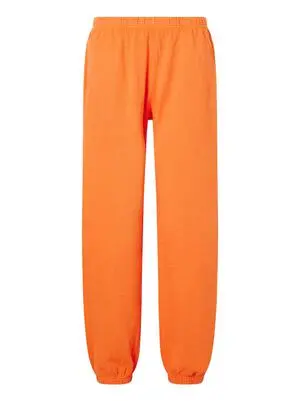 Eterne Vinny' Tapered Cotton Track Pants - Orange