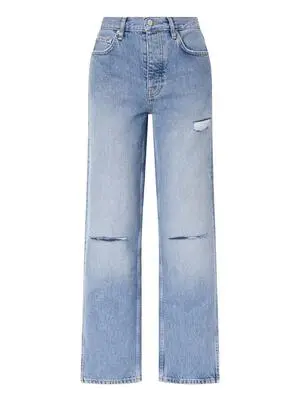 ANINE BING Roy Straight-leg Jeans - Blue