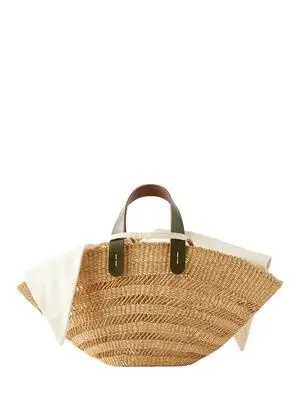 Muuñ Chantelle Raffia Tote - Neutrals