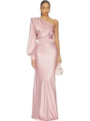 ZHIVAGO One-shoulder Gown - Blush
