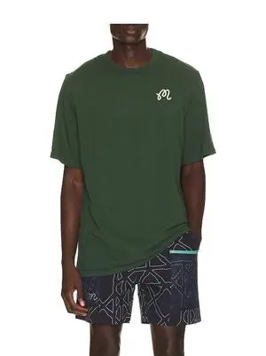 MALBON Bass Club Bermuda Lures Graphic Tee - Forest