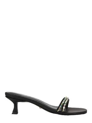 Raye Danae Embellished Stiletto Sandals - Black