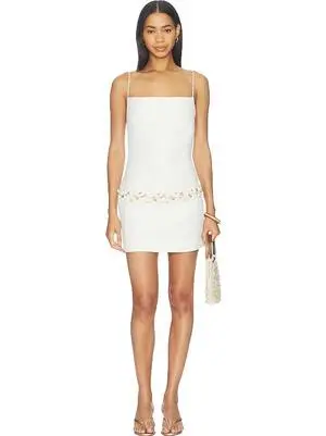 YELLOW THE LABEL Shell Mini Dress - Ivory