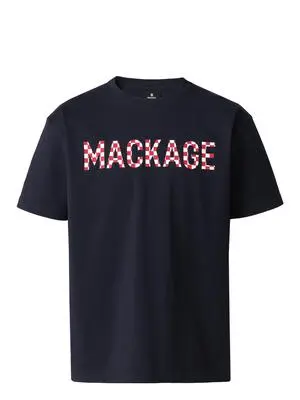 Mackage Tee-pcr Tee-shirt With Logo - Navy-multi