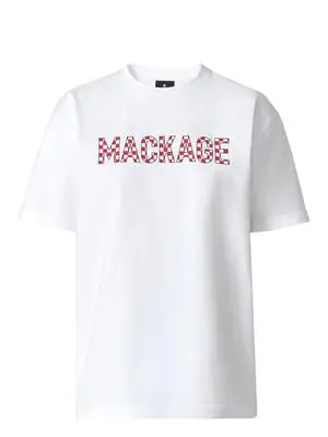 Mackage Organic Cotton Logo Print T-shirt - White Multi