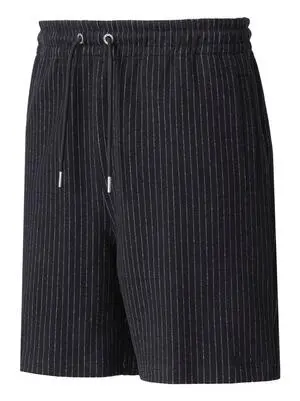 Mackage Zander-k Striped Drawstring Shorts - Navy-cream