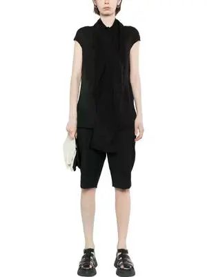 Yohji Yamamoto Draped Shirt - Black