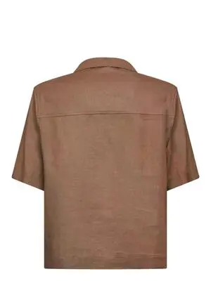 HEVO Patch-pocket Polo Shirt - Brown
