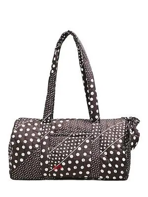 DAMSON MADDER Quilted Duffle Bag - Dark Brown