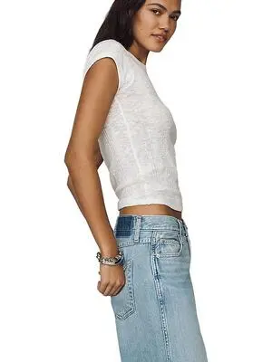 AMO Regina Mid-rise Straight-leg Jeans - Loom