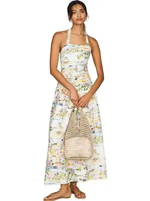 Saylor Wilona Maxi Dress - Yellow Pattern