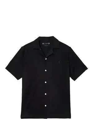 ALLSAINTS Hudson Camp-collar Shirt - Black