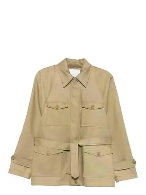 THE FRANKIE SHOP The Frankie Shop Belted Multi-Pocket Jacket