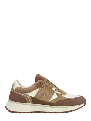 HACKETT LONDON Otto Run Monogram Sneakers - Brown