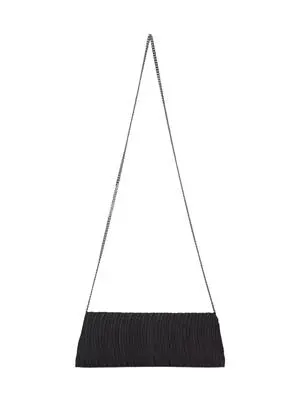 Akris Anouk Ribbed Clutch Bag - Black