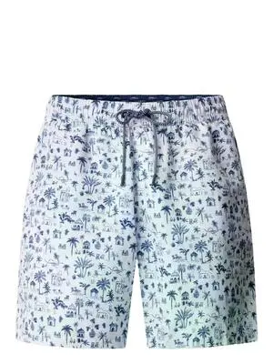 HACKETT LONDON Island Print Swim Shorts - White
