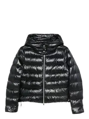 Herno Padded Hooded Coat - Black