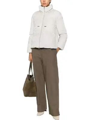 HERNO Herno Quilted Crushed-Velvet Jacket