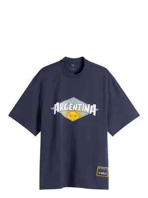 Adidas X Thrasher Afa Argentina T-shirt - Night Navy