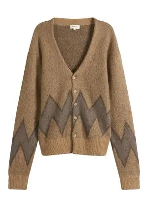 SECOND / LAYER Chevy Cardigan - Brown/gray