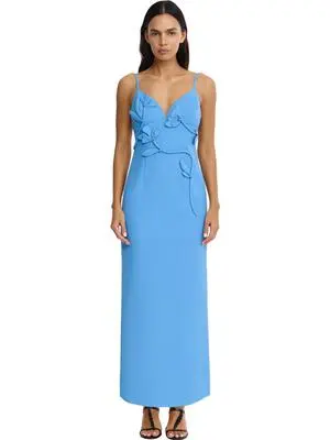 Acler Northhaven Maxi Dress - Alt Blue