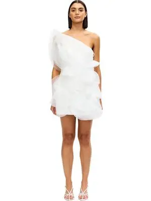 Acler Cotwall Mini Dress - Ivory