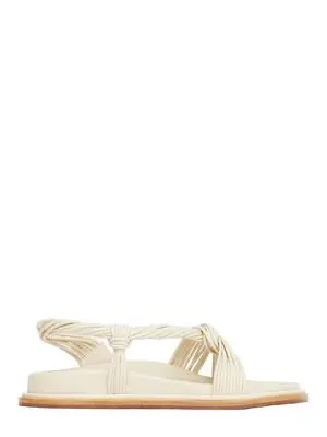 Acler Iverly Knot Sandal - Vanilla
