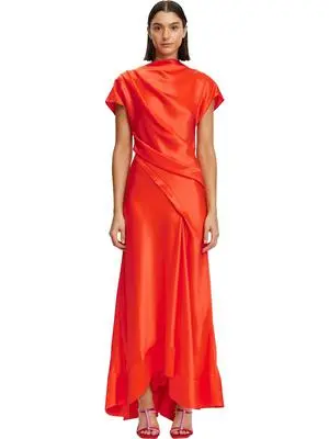Acler Glatton Maxi Dress - Rosso