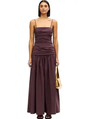 Acler Pembrey Maxi Dress - Cocoa
