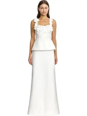 Acler Owena Maxi Dress - Ivory