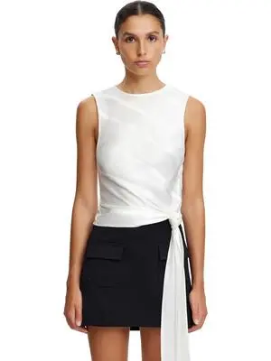 Acler Midton Top - Ivory
