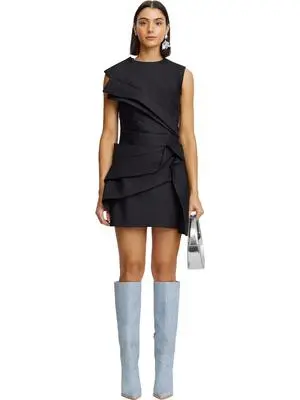 Acler Kenley Mini Dress - Black