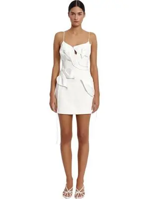 Acler Hillsome Mini Dress - Ivory
