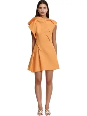 Acler Borras Mini Dress - Fanta