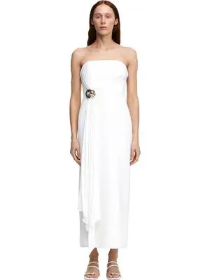 Acler Whitwell Midi Dress - Ivory