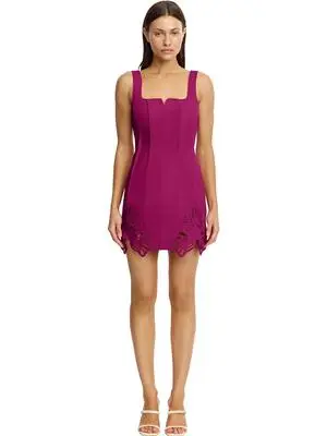 Acler Leven Mini Dress - Iris