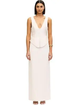Acler Malton Maxi Skirt - Sandstone