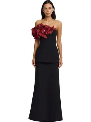 Acler Garlands Maxi Skirt - Black